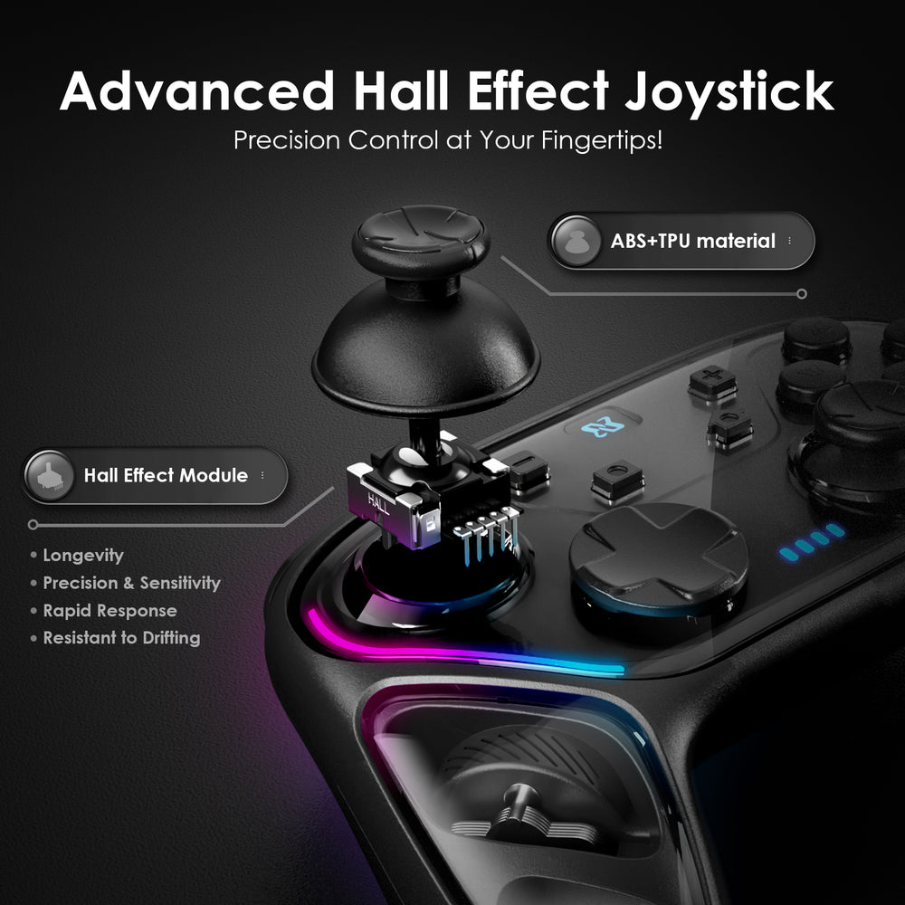 BINBOK GEMINI Feature Pro Controller-Black