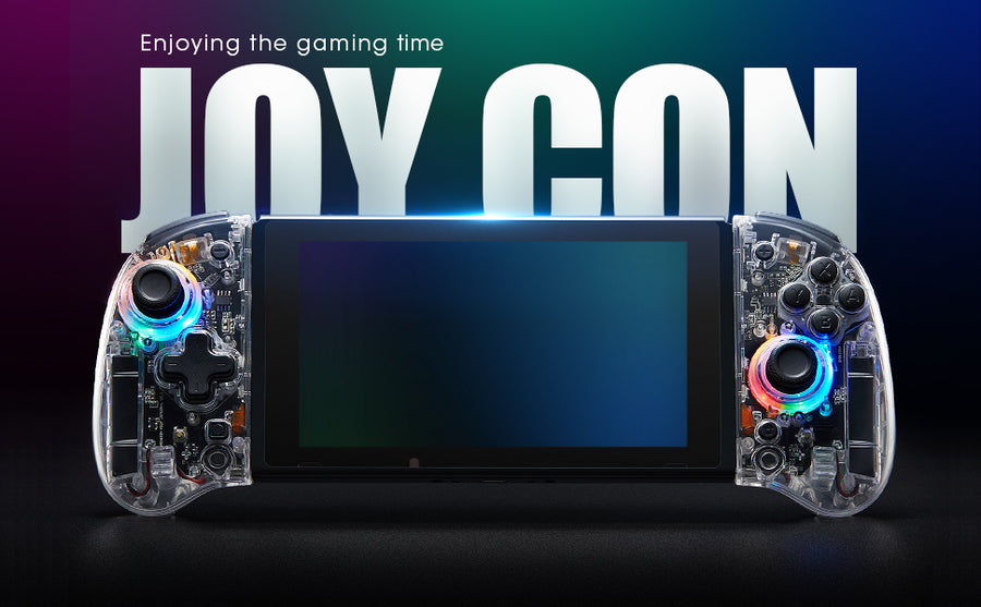 DOYOKY Classic RGB Joycon-Transparent Discovery
